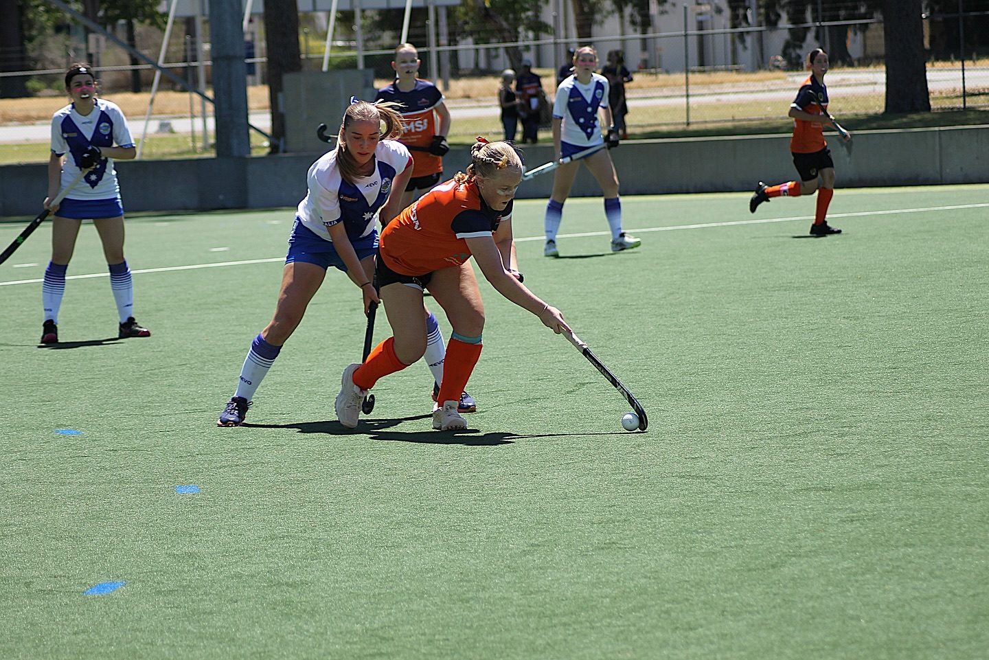 The action was as scorching as the sun on Sunday, with intense match ...