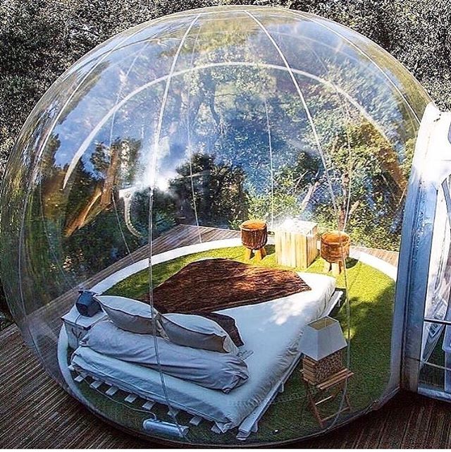 Would you stay in this bubble hotel in France? ???????? or ...