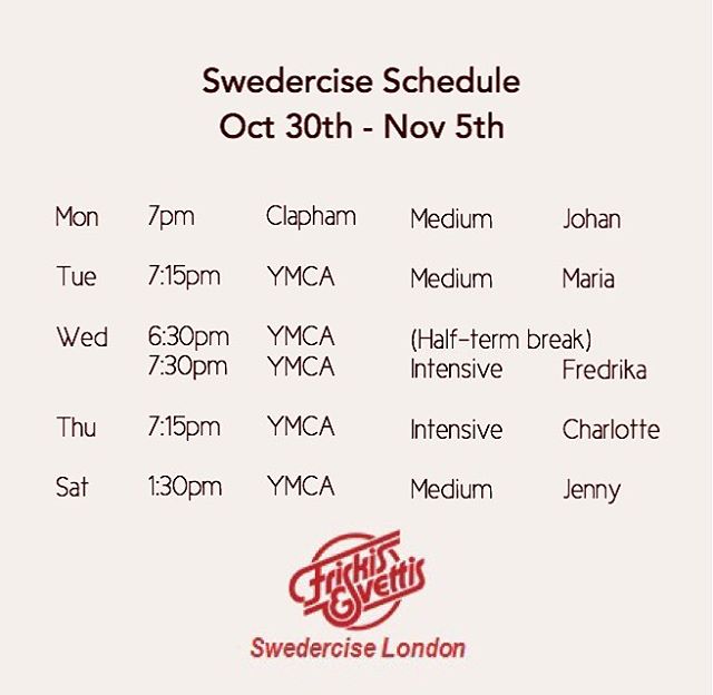 New week, new schedule Have you tried our amazing Intensive classes yet ...
