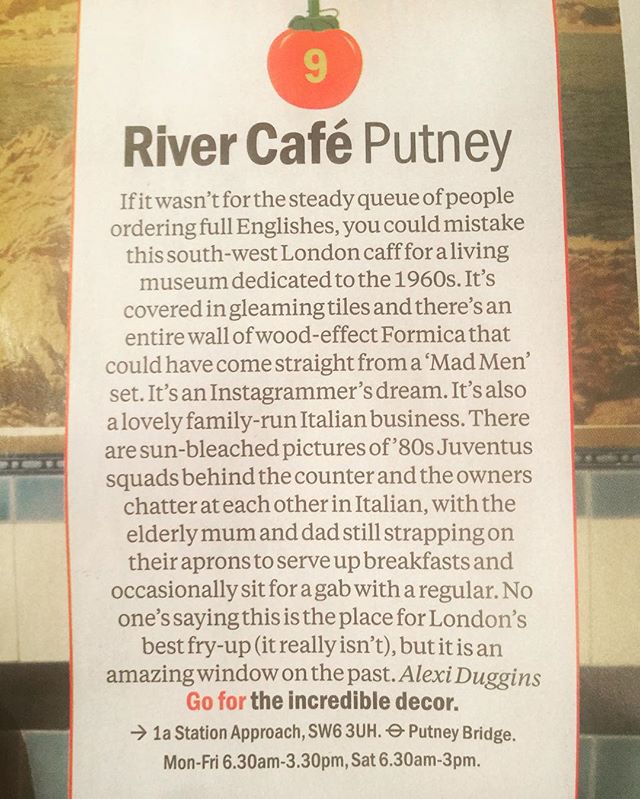 River Café by #Putney Bridge tube station is an Instagrammer's dream ...
